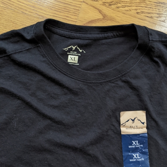 Blue Mountain | Shirts | Blue Mountain Mens Xl Black T Shirt | Poshmark
